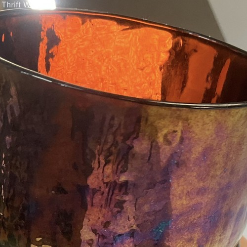 Esteban Prieto 2 Iridescent Hand Blown Studio Art Rocks Glass Signed ...