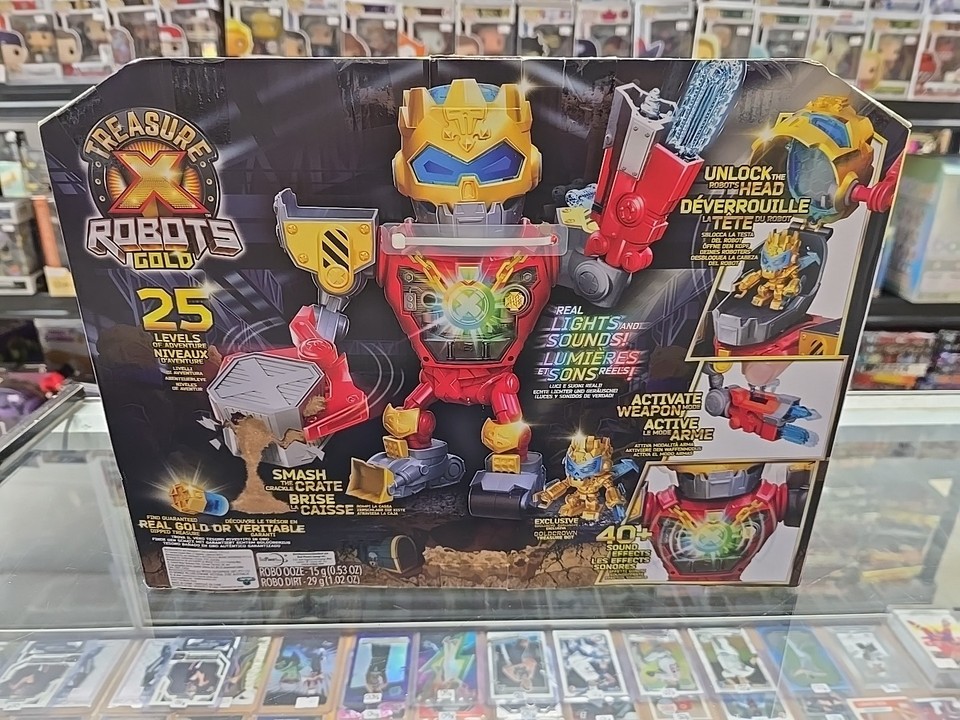 TREASURE X Robots Gold - Mega Treasure Bot with Real Lights and Sounds ...
