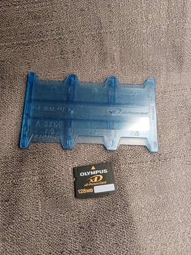 Olympus 128MB xD Picture Card Camera Memory Card w/ Storage Case (Fits ...