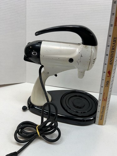 VTG Sunbeam Mixmaster Model 10A Stand Mixer w/3 Bowls 10 speed w ...