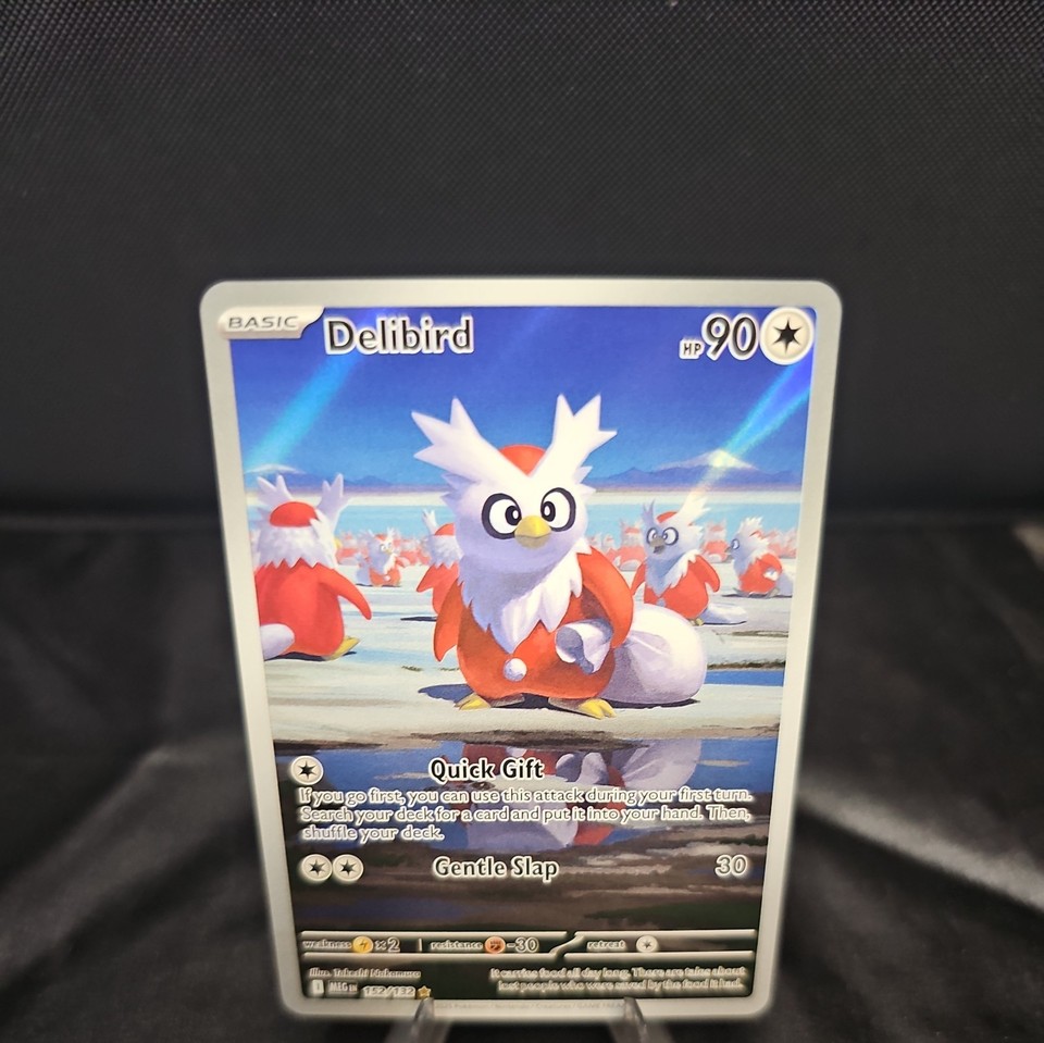 Delibird 152/132 Pokemon Mega Evolution Illustration Rare MINT to NM | eBay