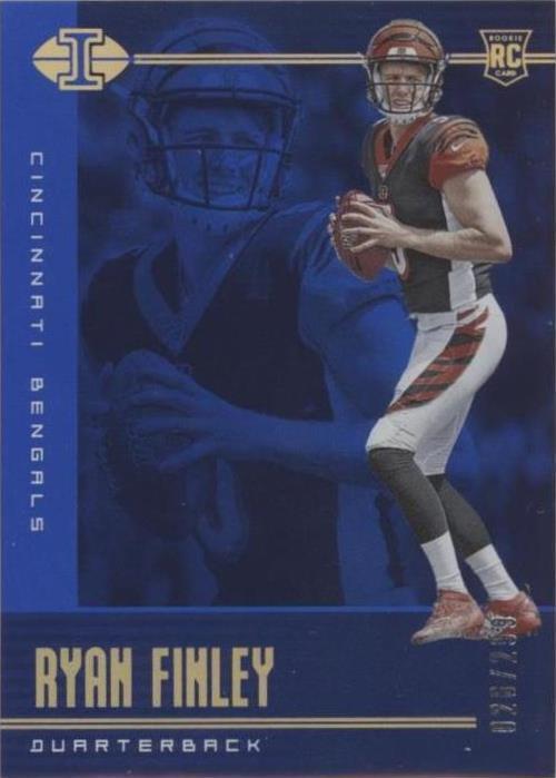 2019 Panini Illusions - Ryan Finley #5 Trophy Collection Blue /299 (RC ...