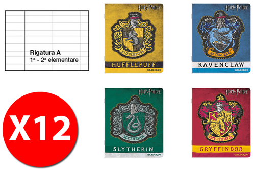 Gut Maxi Cahiers Harry Potter Ass. S300062 - Rig. À - 100gr - Récipient ...