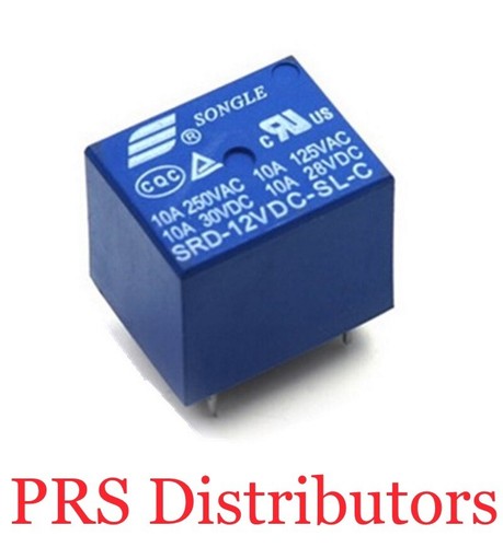 2Pcs SONGLE Relay 12V SRD-12VDC-SL-C 10A 250VAC 125VDC 28VDC 30V DC USA ...