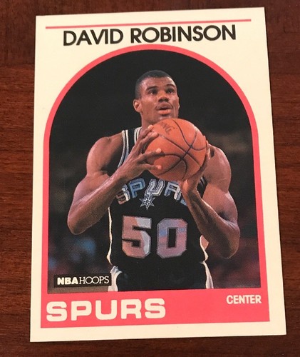 1989-90 NBA Hoops David Robinson Rookie Card Spurs | eBay