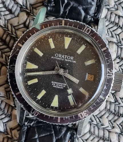 Vintage Orator Globemaster Dive Watch | eBay