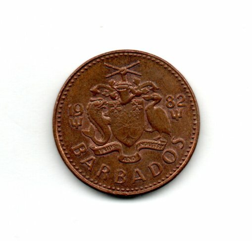 1982 BARBADOS ONE CENT CIRCULATED COIN #FC633 FREE S&H TOO! | eBay