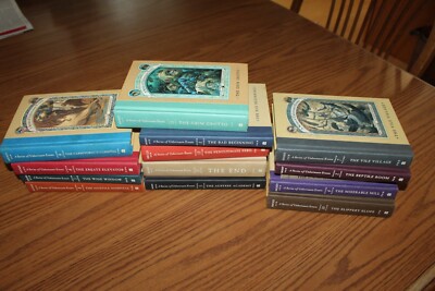13 A Series Unfortunate Events Lemony Snicket Chapter Books Lot ...