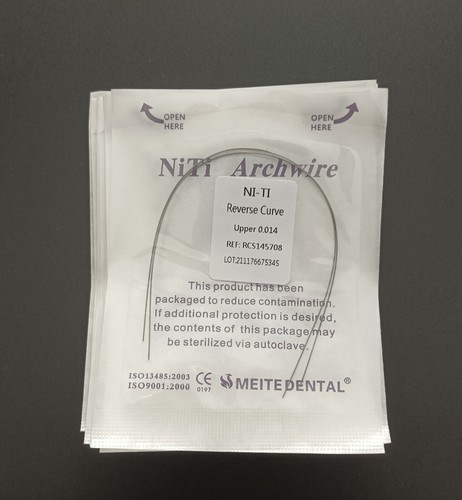 Dental Orthodontic Reverse Curve Arch Wire Niti Super Elastic Round ...
