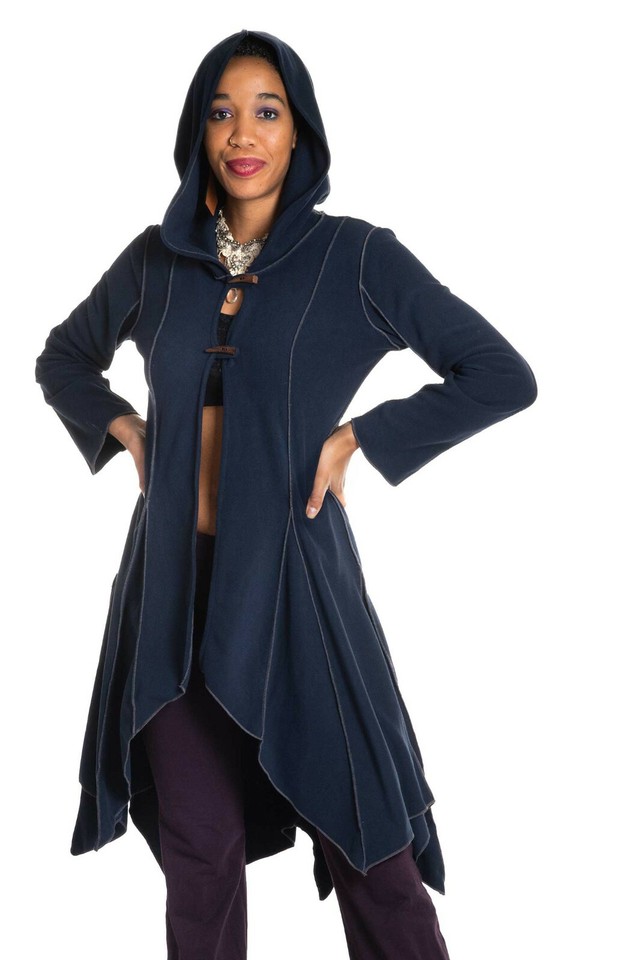 Psy Trance Clothing, Hippy Jacket, Pixie Goth Boho Cloak Jacket XXL ...