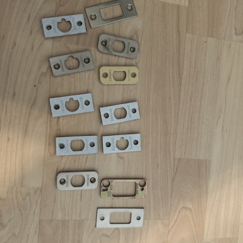 Lot Of 12 Door Jamb Striker Plates | eBay