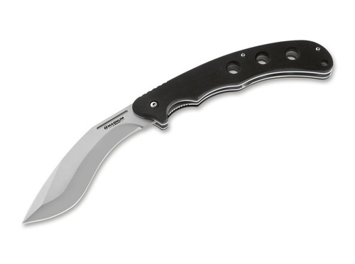 BOKER MAGNUM® Pocket Khukri Folding Knife 4.65" Blade 440A G10 Handle ...