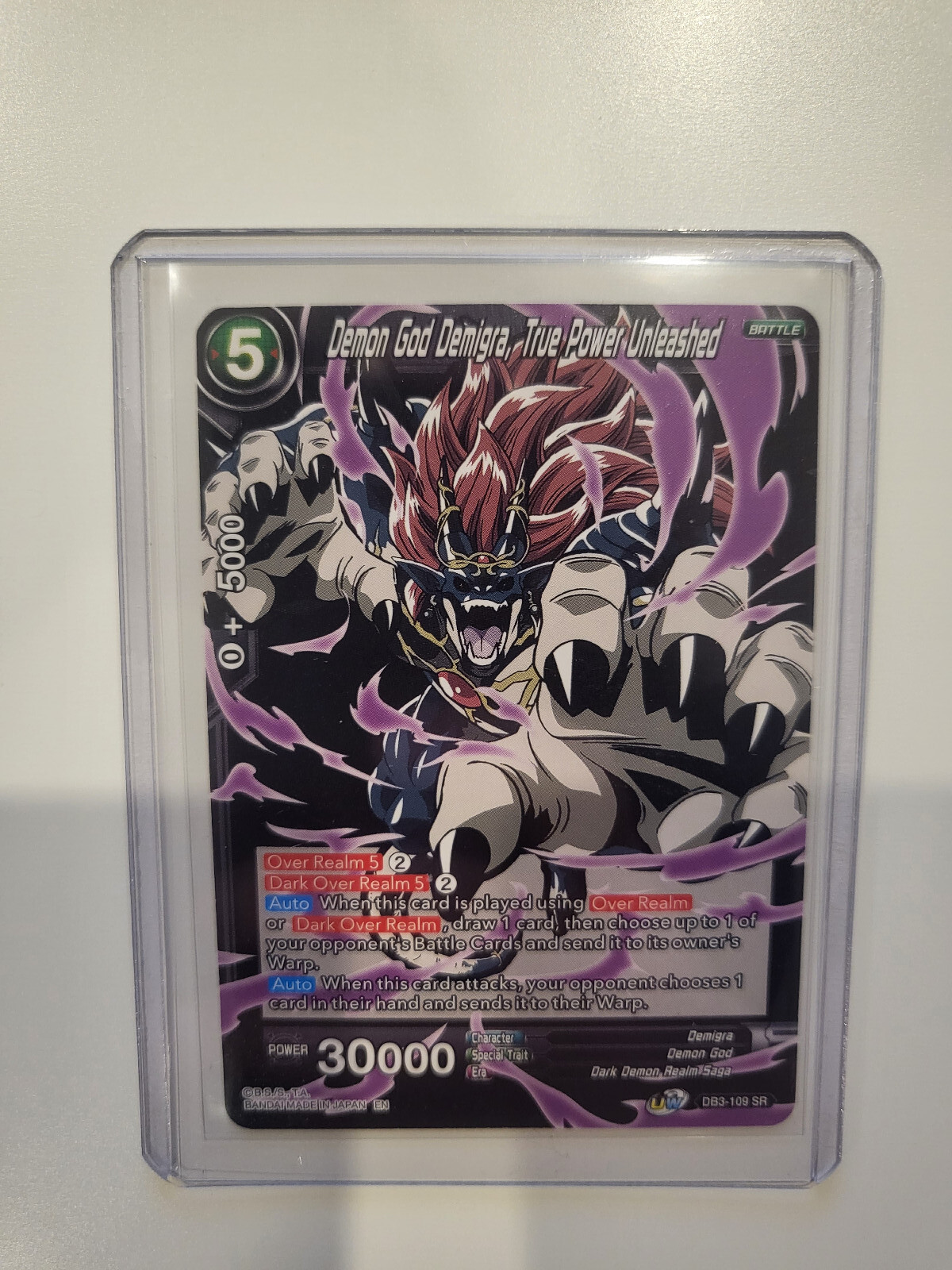 DB3-109 Demon God Demigra, True Power Unleashed Alt Art NON FOIL ...