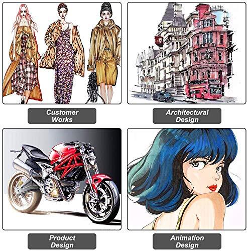 121 Colors Dual Tip Art Markers,120 Colors plus 1 Blender Permanent ...