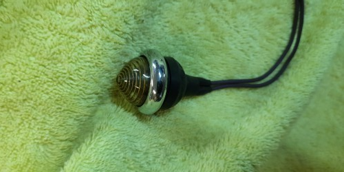 Triumph Stag Original Newly Chromed Boot Lamp Assembly Button Type ...