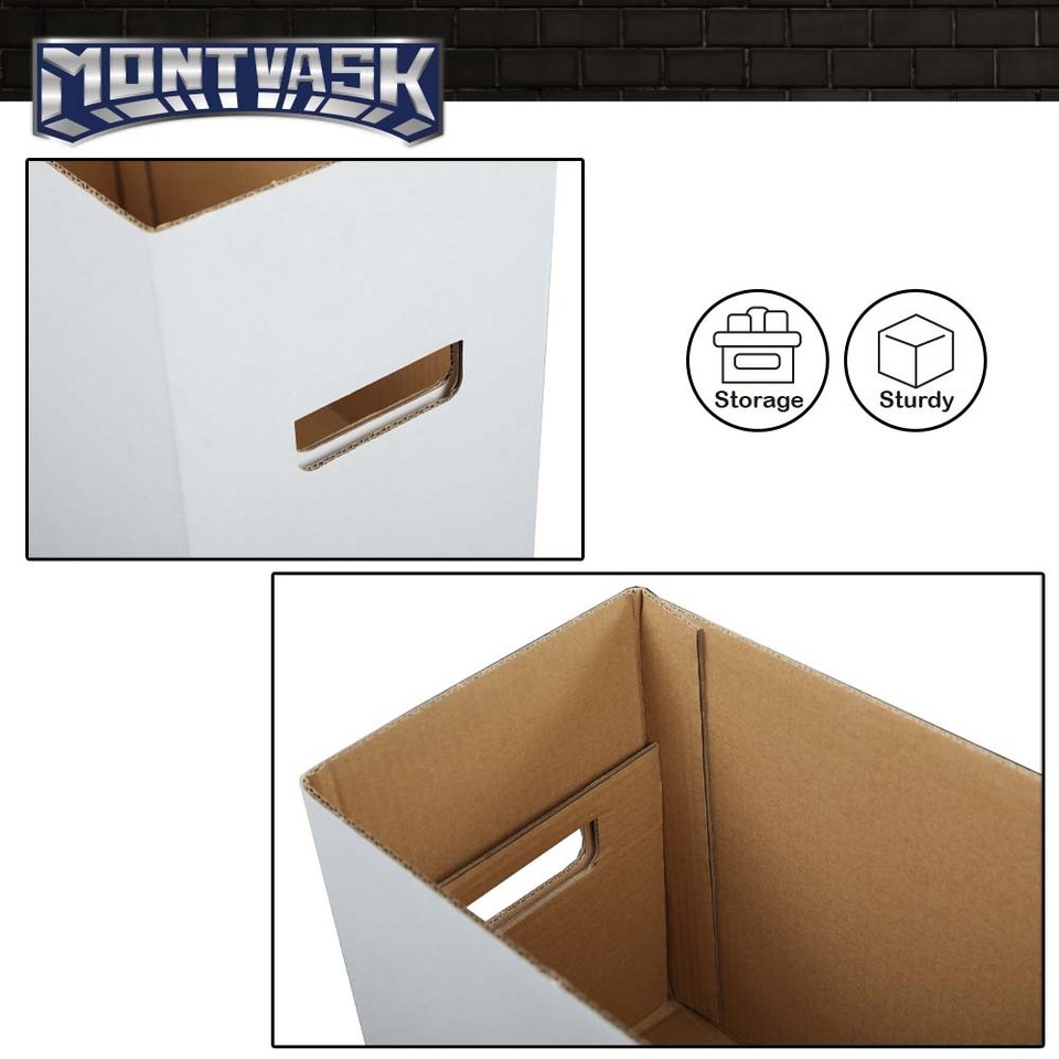 Comic Book Storage Boxes Short Holds 150-175 Stackable Archival ...