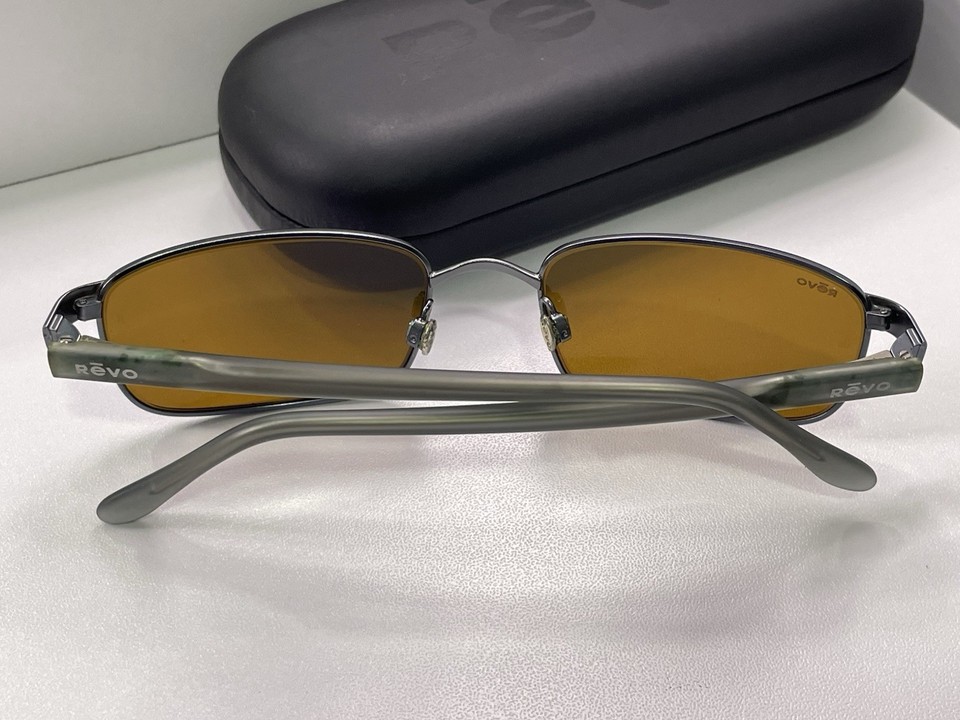 Revo Polarized Sunglasses Blue Mirror Lenses – Made in Italy with Case ...