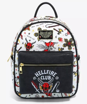 STRANGER THINGS HELLFIRE CLUB Mini Backpack Bioworld BoxLunch EXCLUSIVE ...