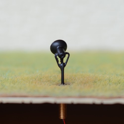 5 x OO / HO scale LED spotlight model limelight projector street lamp ...