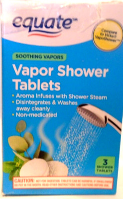 Non-Medicated Vapor Shower Tablets, Eucalyptus & Menthol, 3 Count | eBay