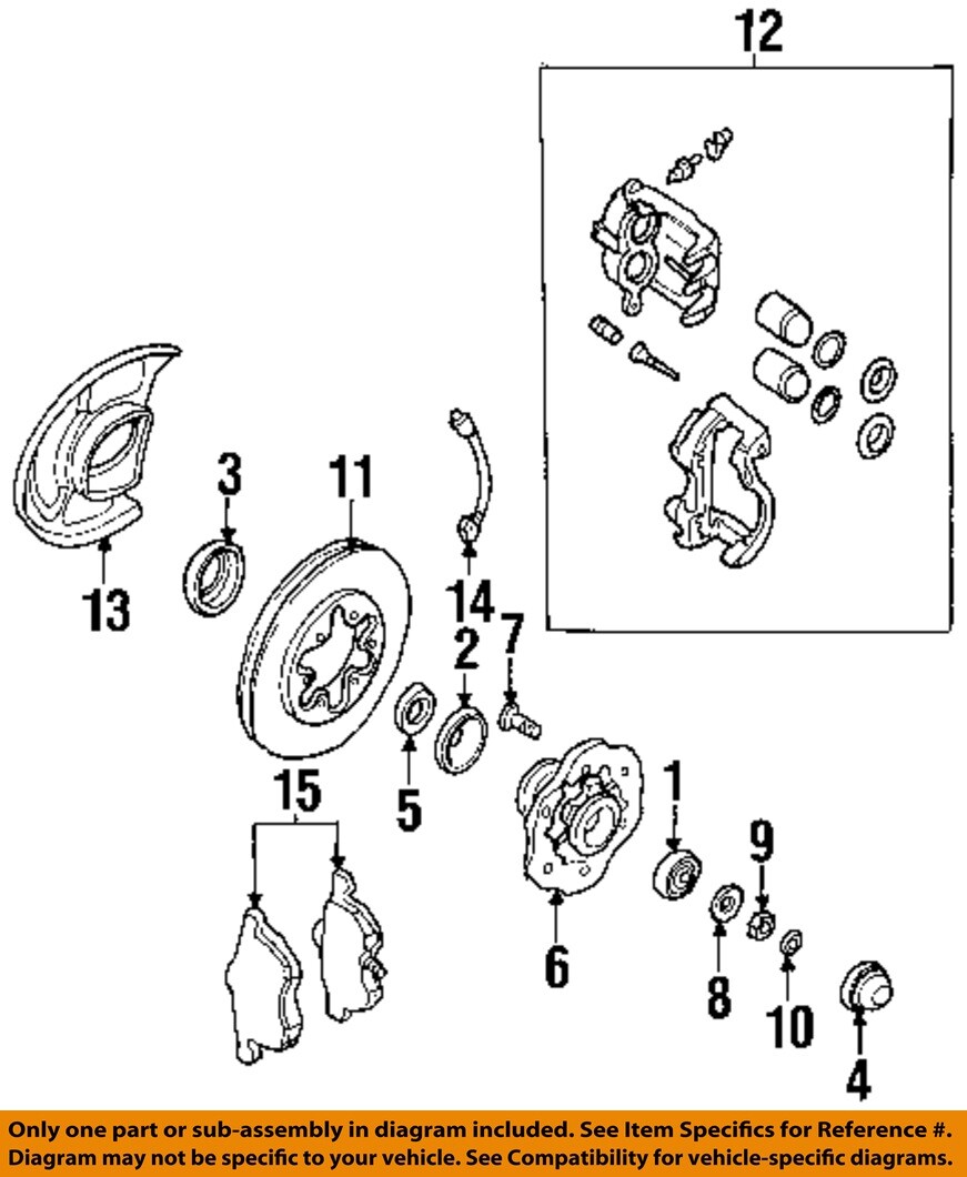 Genuine Nissan Hub Assembly Bolt 40222-22001 8 Pcs for sale online | eBay