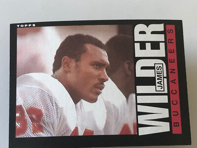1985 TOPPS JAMES WILDER TAMPA BAY BUCCANEERS FOOTBALL CARD #176 Mizzou ...