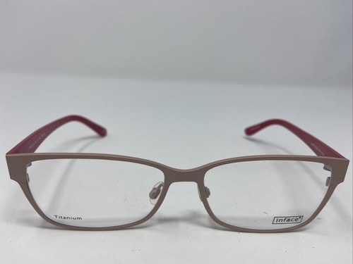 INFACE EYEGLASSES FRAME IF1184-112 53-15-140 ROSE/PINK FULL RIM V423 | eBay
