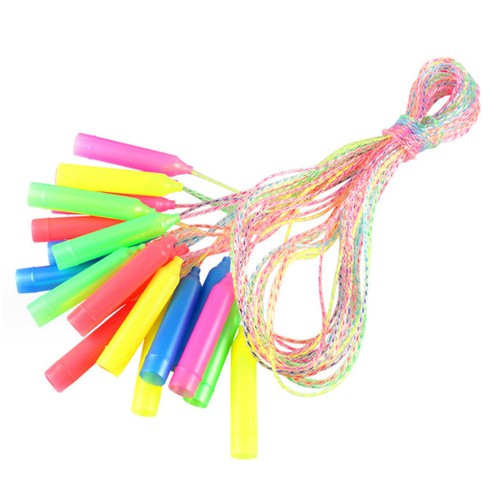 Kids Jump Rope Skipping Rope Adjustable Length Knot Free Jumping Rope ...