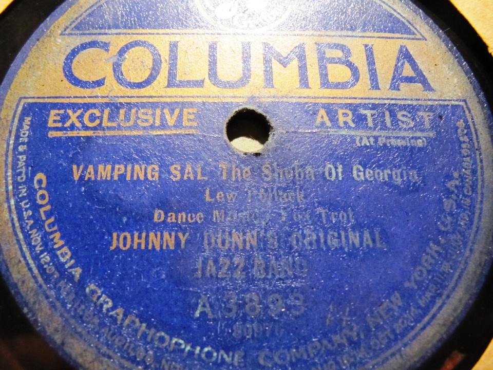 1923 Johnny DUNN ORIGINAL JAZZ BAND VAMPING SAL/ Sweet Lovin Mama ...