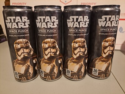 4 Star Wars Collector's Edition #17 Captain Phasma Space Punch Cans ...