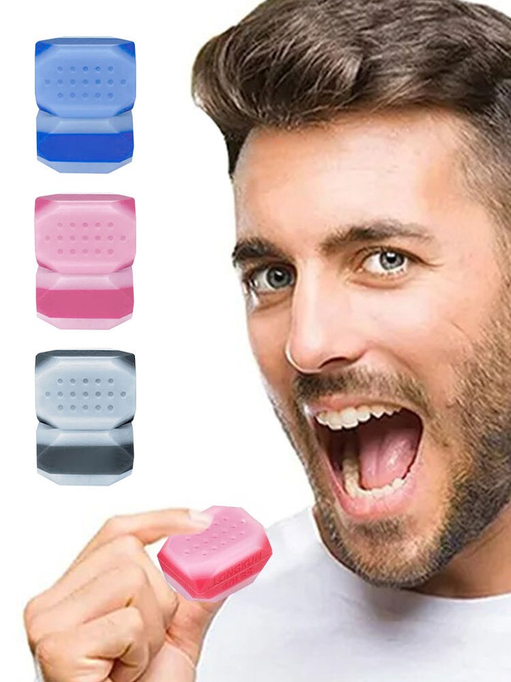 6PCS Jawline Exerciser Mouth Exercise Fitness Ball Neck Face Jaw ...