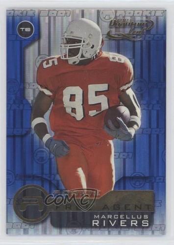 2001 Quantum Leaf Marcellus Rivers #287 Rookie RC | eBay