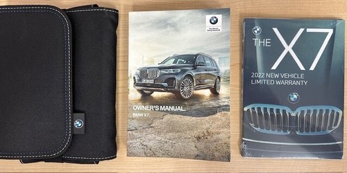 2022 BMW X7 owner's manual and case OEM -- Mint New Condition | eBay