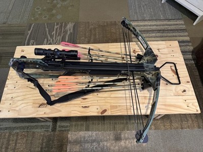 Barnett Quad 300 Crossbow W/ Scope & Arrows - Good Condition | eBay