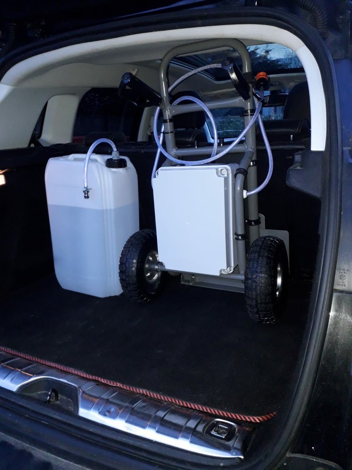 WFP - Basic - Water Fed Pole System - Portable Window Cleaning System ...