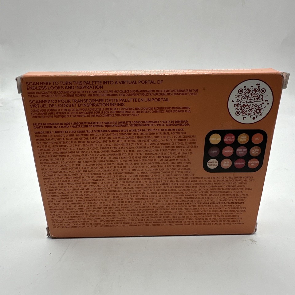 MAC Cosmetics Connect In Color Eye Shadow Palette Future Flame 12 ...