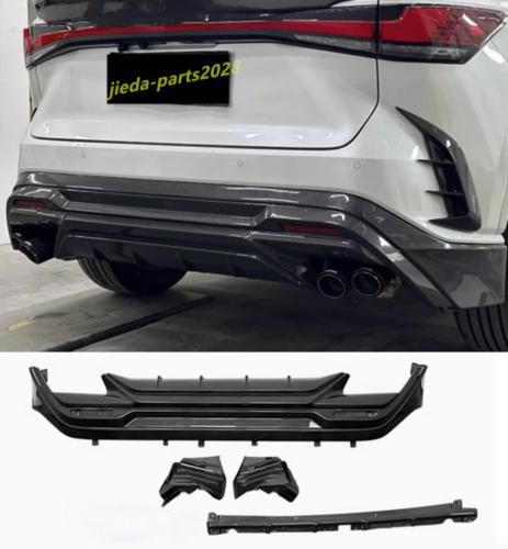 For Lexus RX350 350h 500h 2023+ Carbon Fiber Rear Bumper Lip Diffuser ...