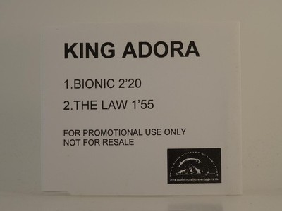 KING ADORA BIONIC (H1) 2 Track Promotional CD Single plus White Sleeve ...