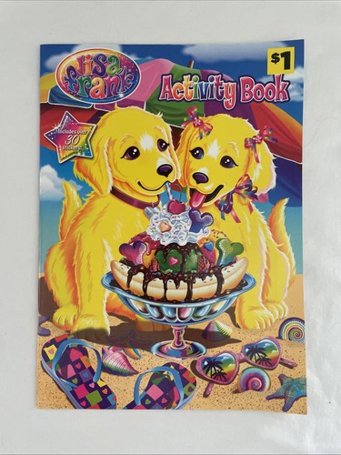 Lisa Frank Coloring Activity Book Casey & Candy Golden Retriever W ...