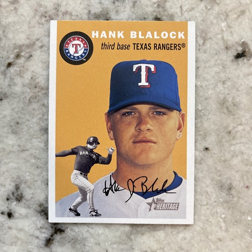 2003 Topps Heritage Hank Blalock #205 Texas Rangers | eBay