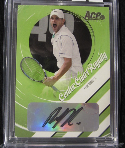 Andy Roddick 2006 Ace Authentic Center Court Royalty 65/75 Autographed ...