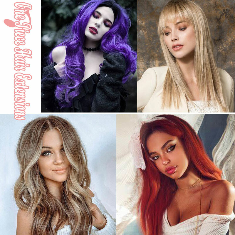 Real Natural AS Human Clip in Hair Extension Invisible One Piece Long ...