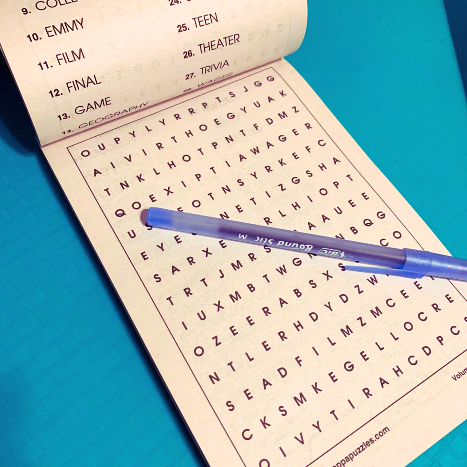 Jumbo Word-Find Flip Pad, Word Search Puzzle Book - Cover Volume Vary ...