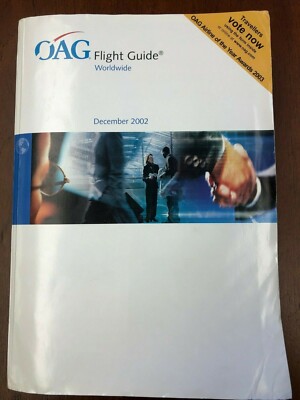 OAG Worldwide Flight Guide December 2002 | eBay