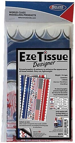 Deluxe-Materials Eze Tissue Designer 2pk - Plastic Model Aircraft ...