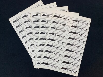 NEW! 90 Kmart Labels Self-Adhesive Black Letters White Background ...