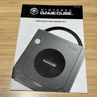 Nintendo Gamecube Console Instruction Manual - FIRST GENERATION RARE | eBay