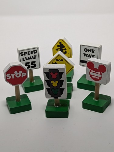 Melissa & Doug Disney Mickey Mouse Deluxe Wooden Signs ONLY | eBay