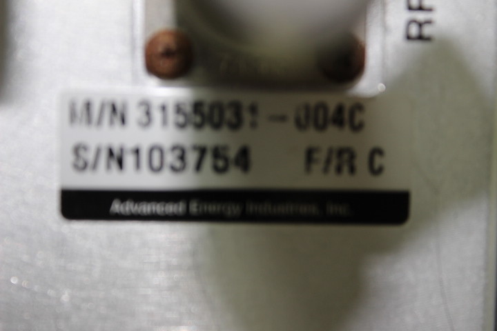 4386 Advanced Energy AZX-90 (004), M/N: 3155031-004C RF Matching ...