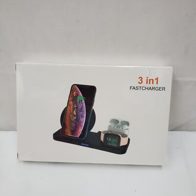 3 in 1 Wireless Fast Charger Model W40~ NEW SEALED | eBay